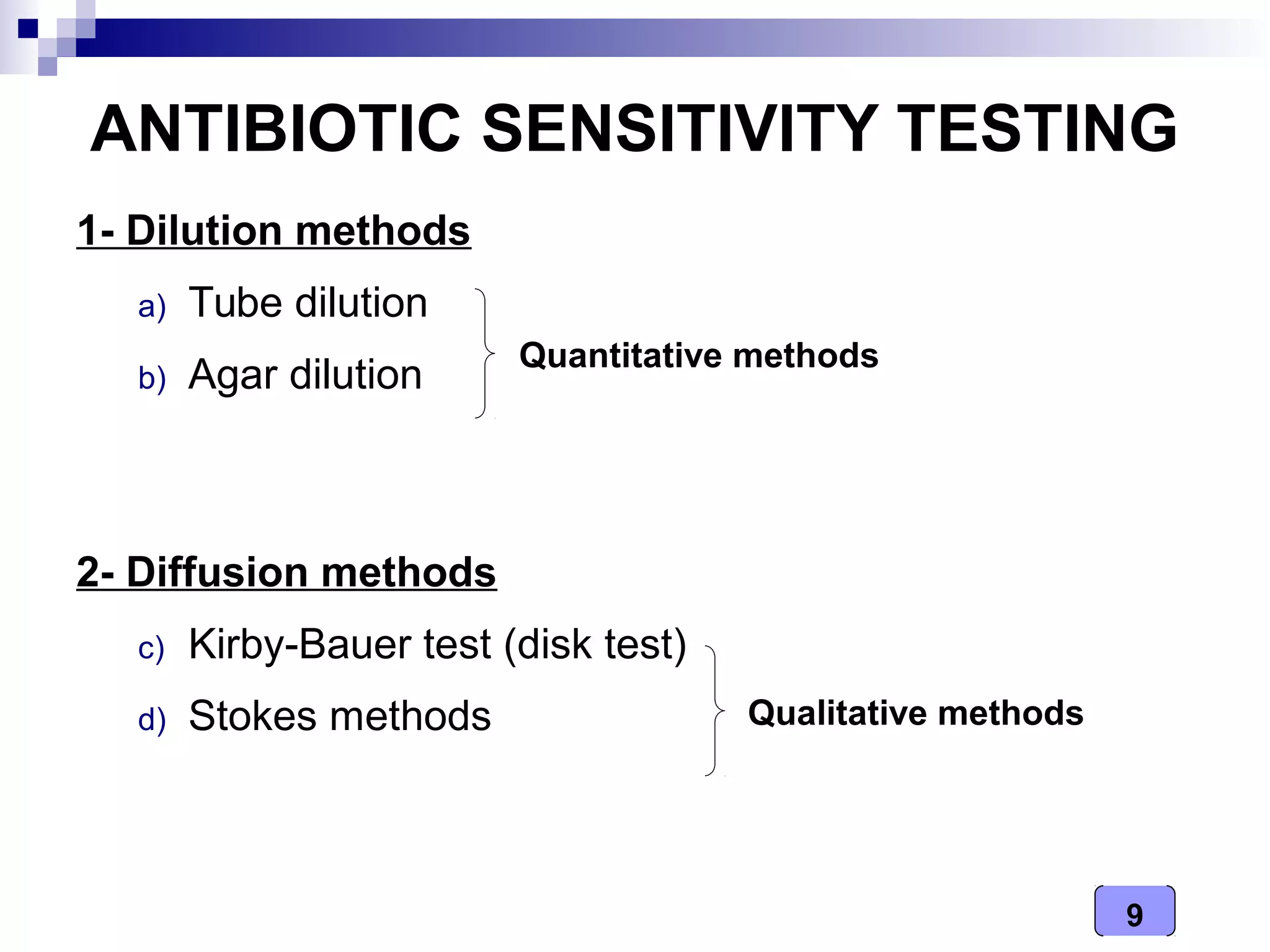 Medical Microbiology Laboratory (Antibiotics Sensitivity Testing) | PDF