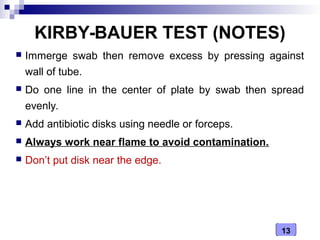 Medical Microbiology Laboratory (Antibiotics Sensitivity Testing) | PDF