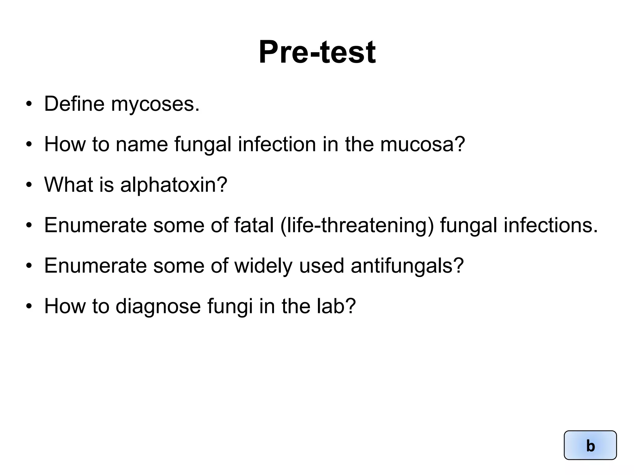Medical Microbiology Laboratory (Introduction to Medical Mycology) | PDF