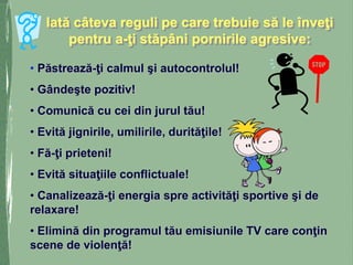 Spune nu violentei in scoala | PPT
