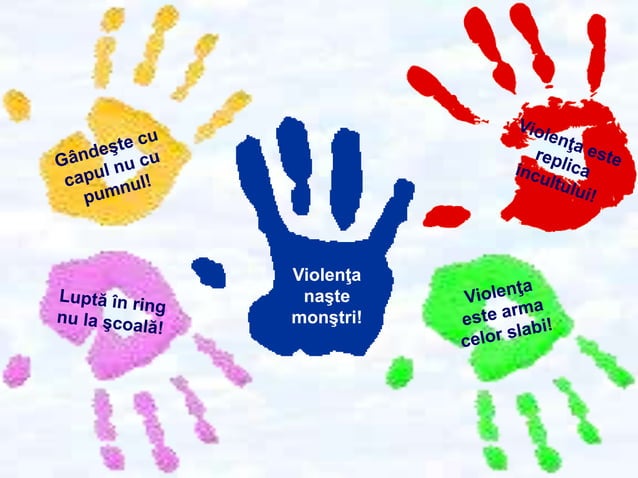 Spune nu violentei in scoala | PPT