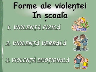 Spune nu violentei in scoala | PPT