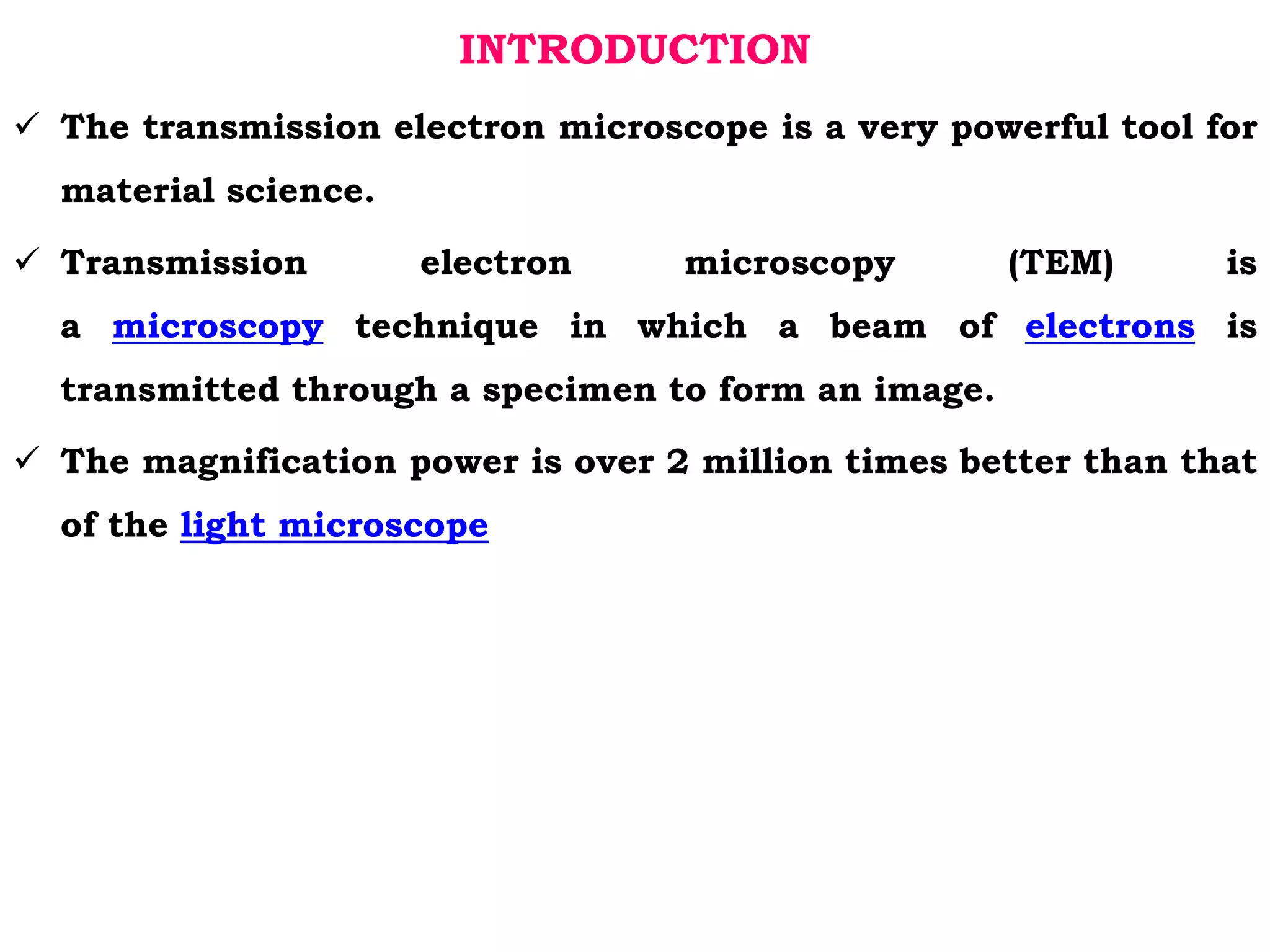 electron microscopy tem | PPT