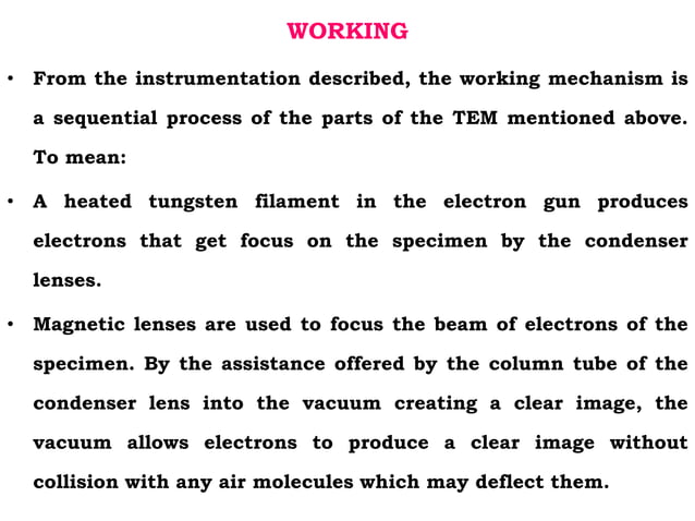 electron microscopy tem | PPT