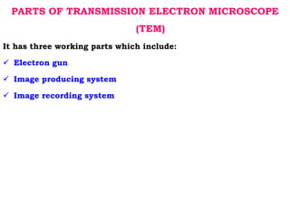electron microscopy tem | PPT