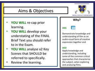 L34 la haine key scene analysis | PPT