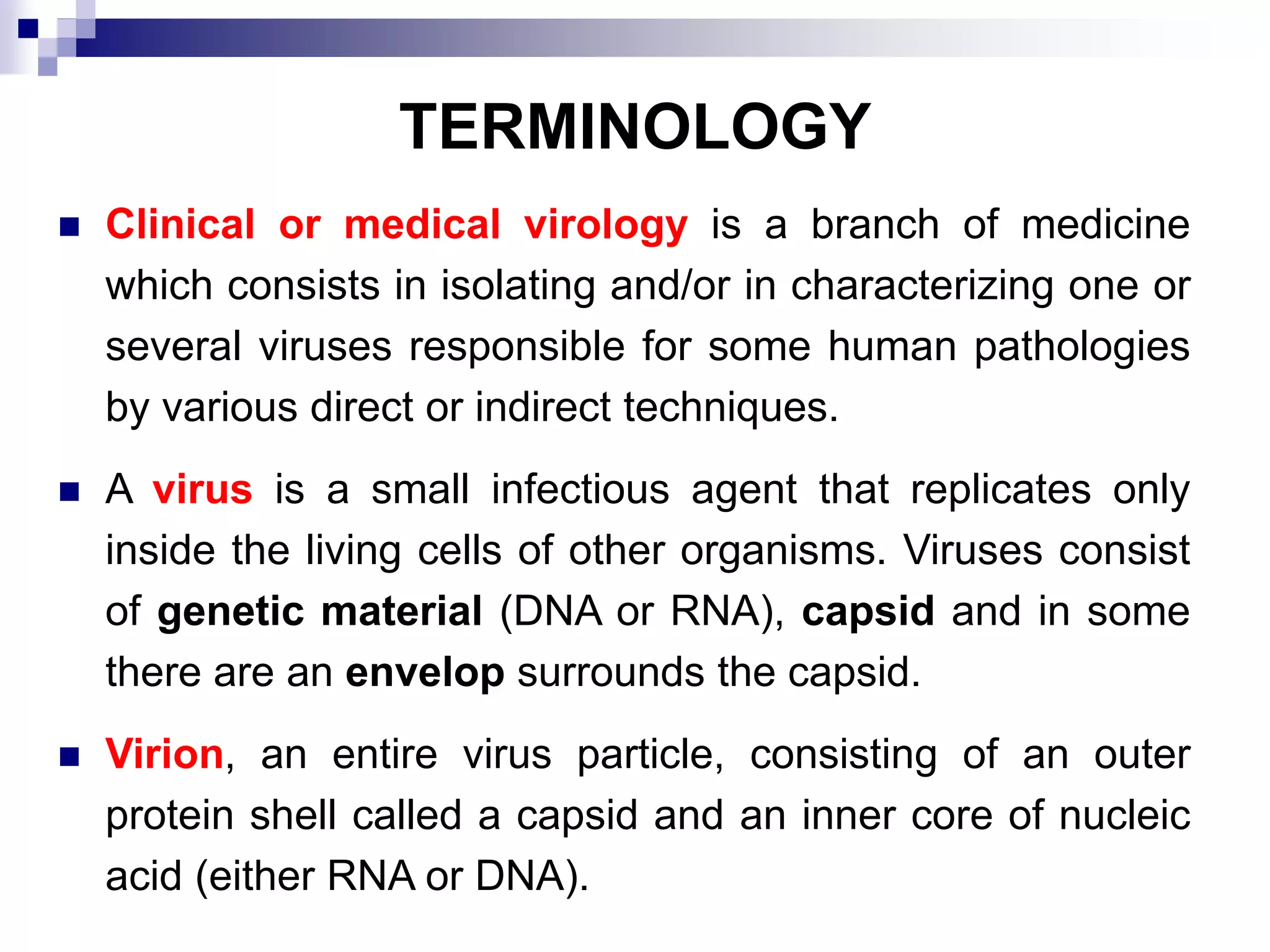 Medical Microbiology Laboratory (Introduction to Medical Virology) | PPT