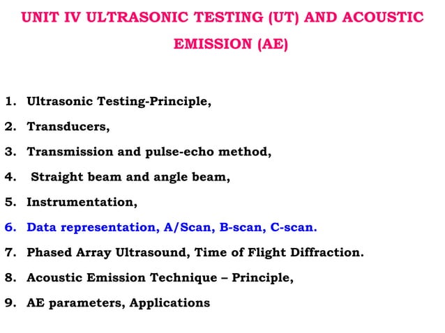 L34 data representation, ascan, b scan, c-scan. | PPTX | Medical Tests ...