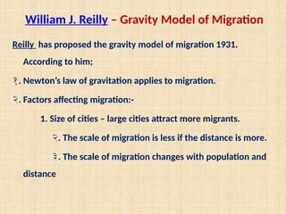 Migration theories and migration patterns | PPTX