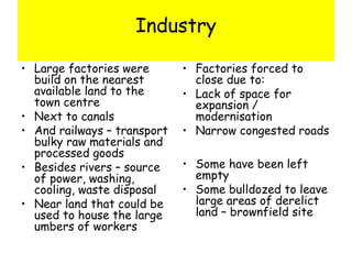 L3 &4 how does land use vary in an urban area | PPT
