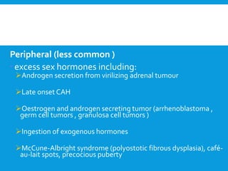 L45 Genital tract development and Puberty & their disorders | PPT ...