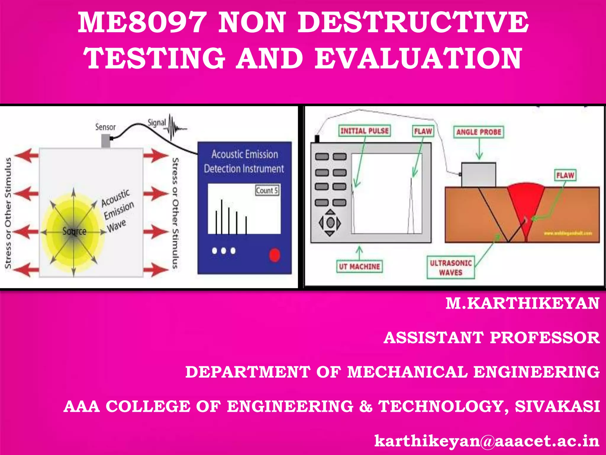L35 phased array ultrasound & time of flight diffraction | PPTX