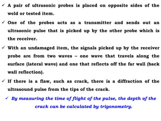 L35 phased array ultrasound & time of flight diffraction | PPT