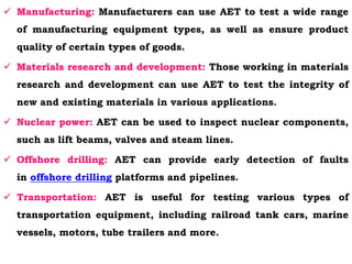 L37 ae parameters, applications | PPTX | Physics | Science