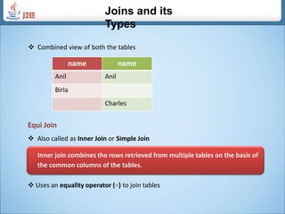 Joins And Its Types | PPTX