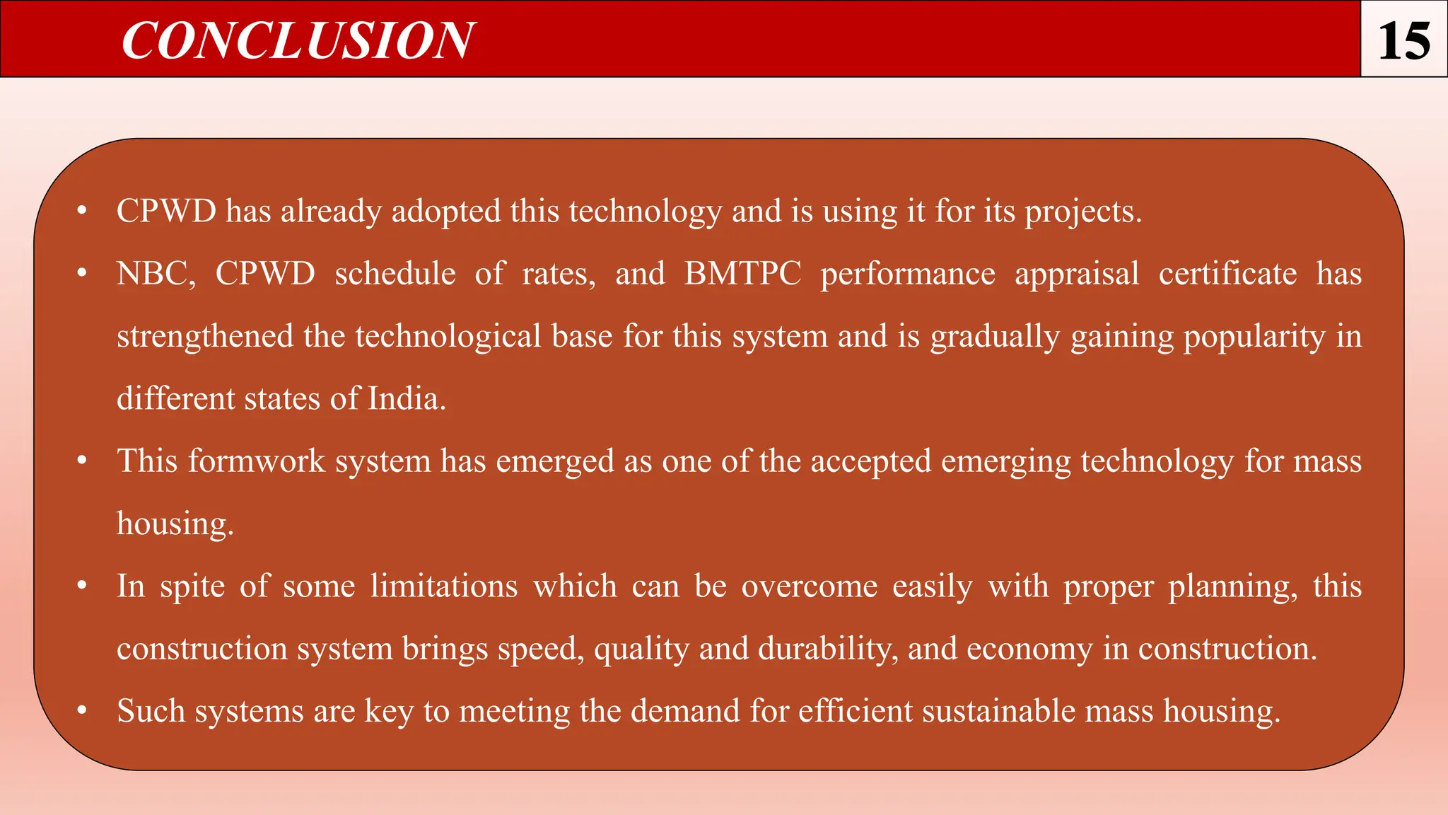 Monolithic concrete construction system | PPTX