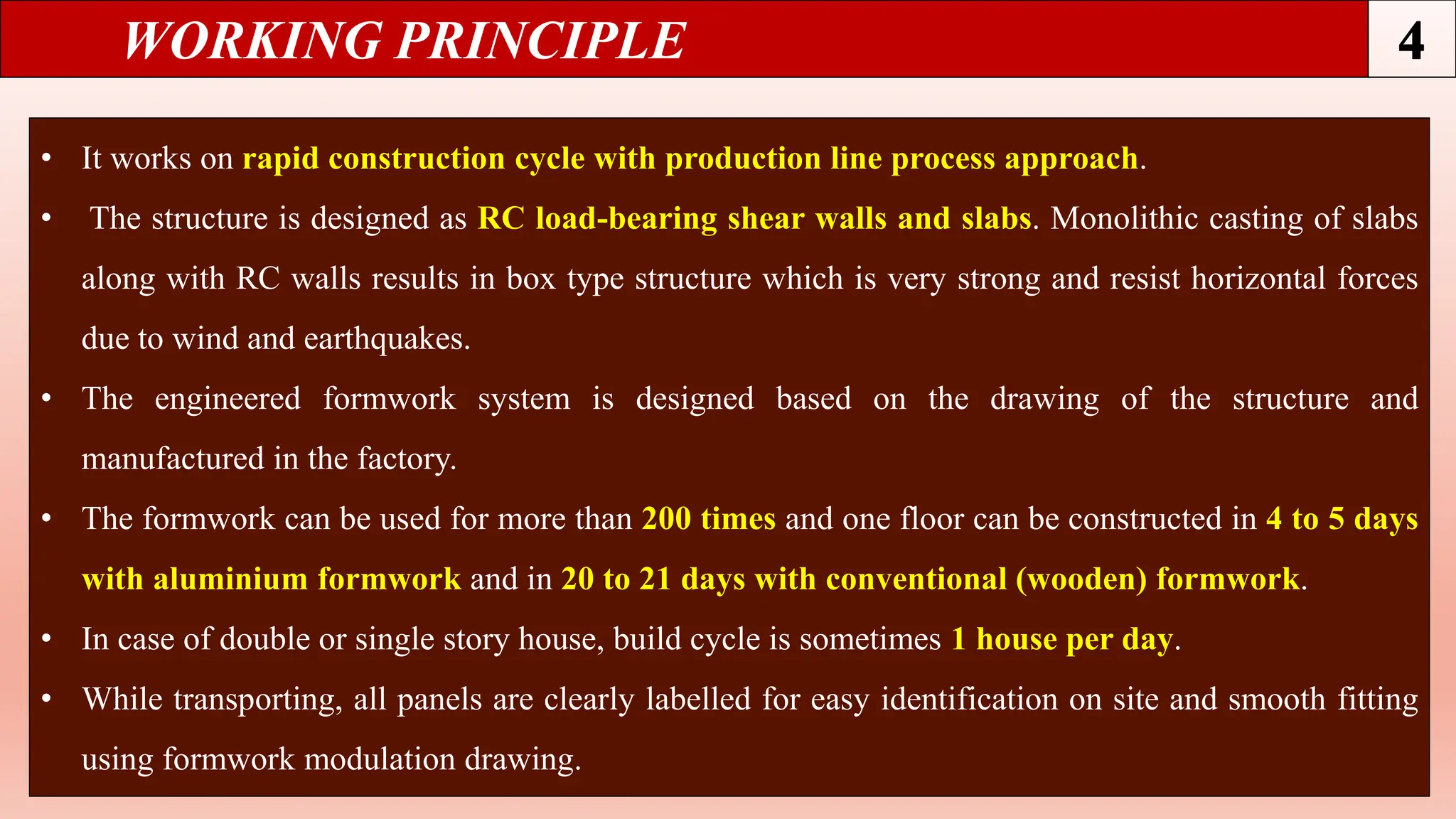 Monolithic concrete construction system | PPTX