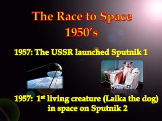 Major Events in Space History | PPT