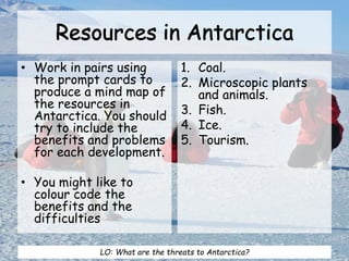 L3 ap antarctica human threats | PPTX