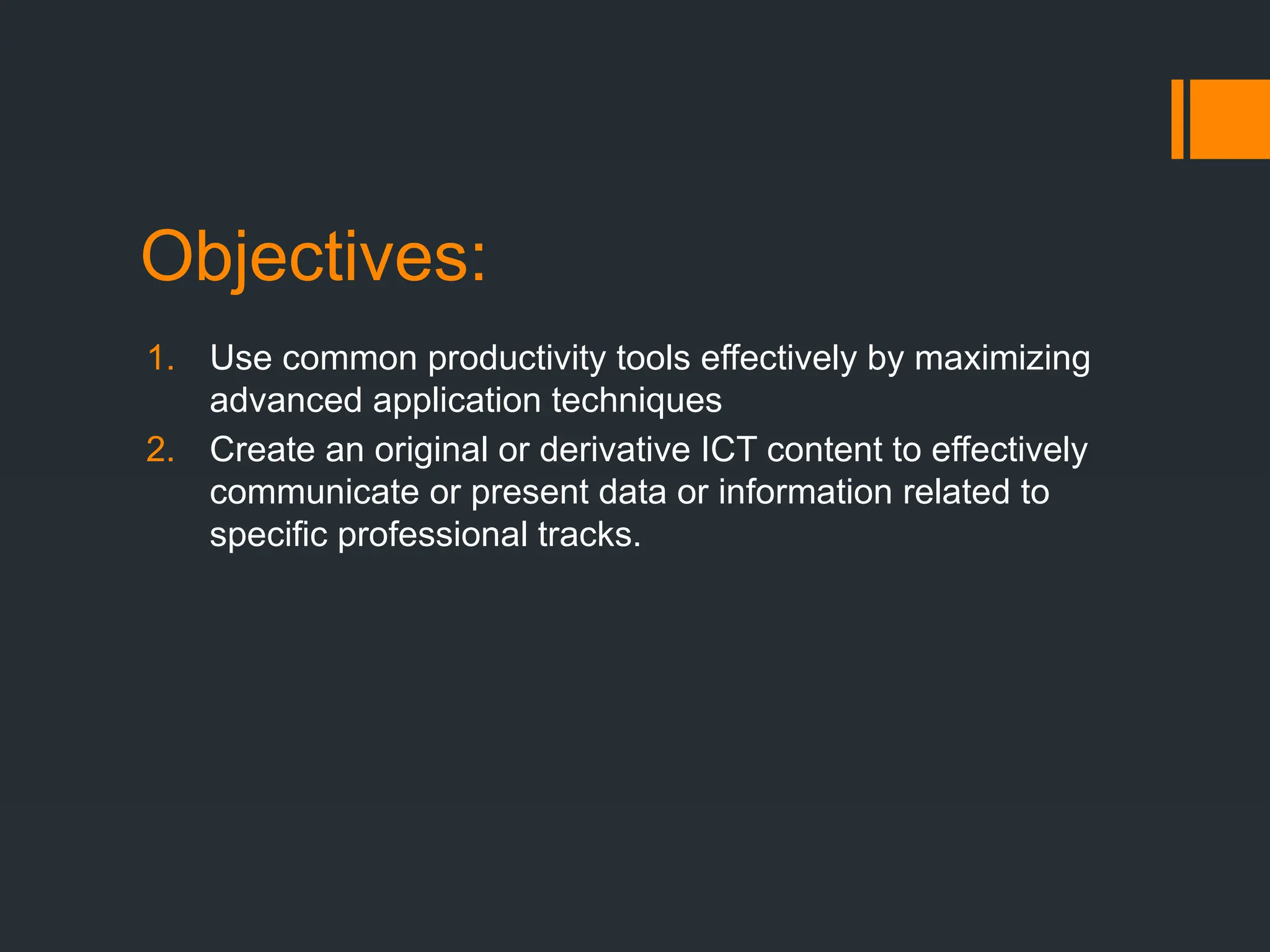 Lesson 3 Applied Productivity Tools.pptx