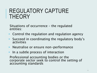 Applying Theory to Accounting Regulation | PPTX