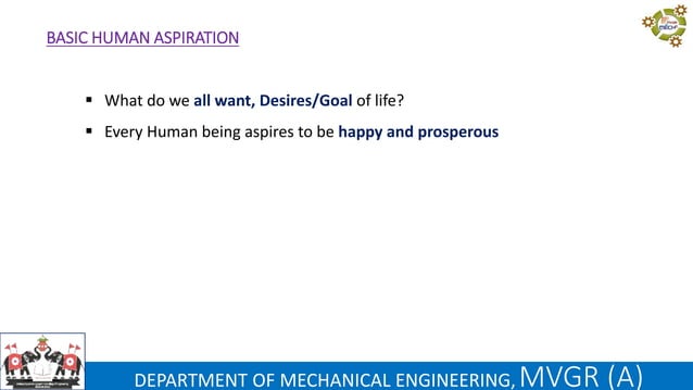 Basic aspiration,Contineous Happiness and Prosperous- Right ...