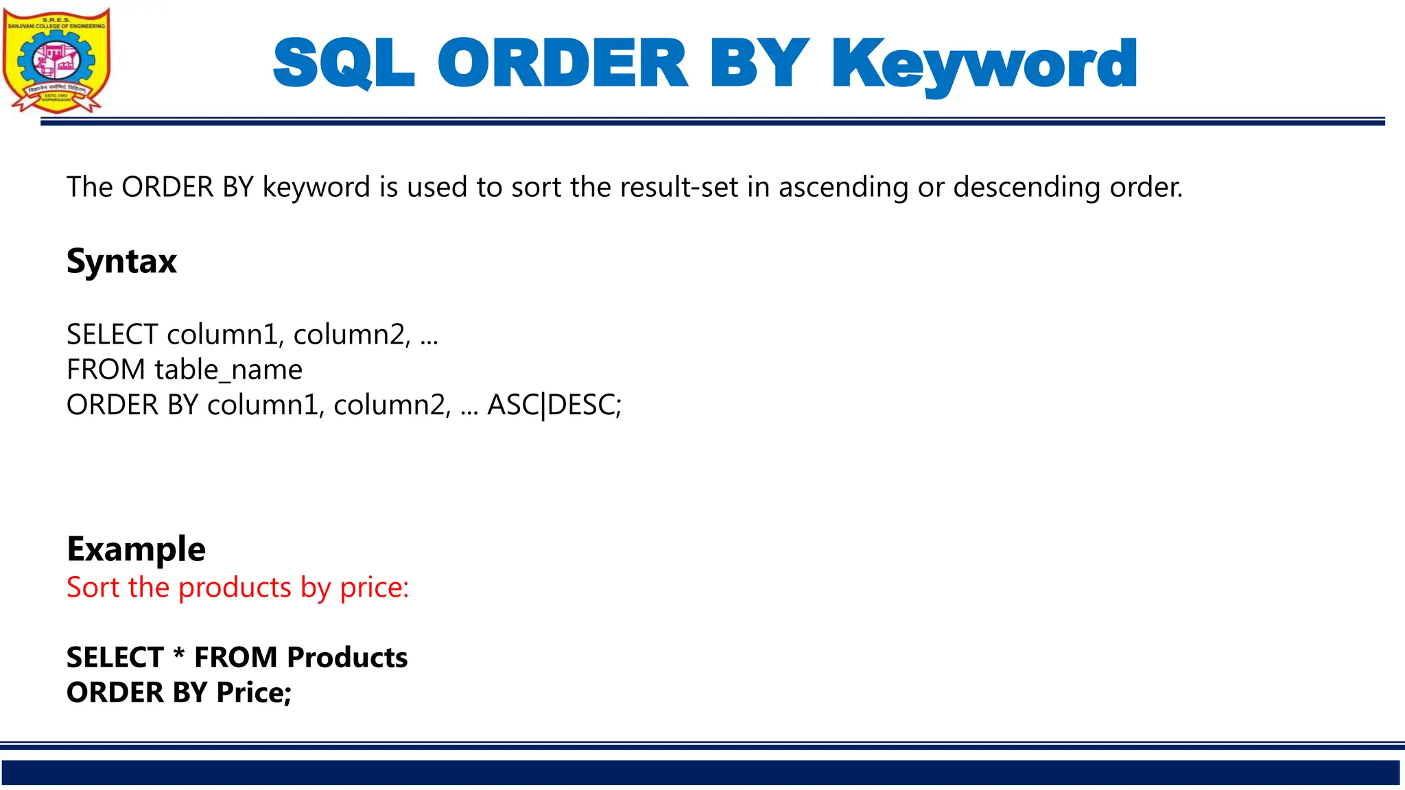 Basic SQL commands and explanation .pptx