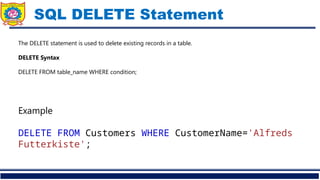 Basic SQL commands and explanation .pptx