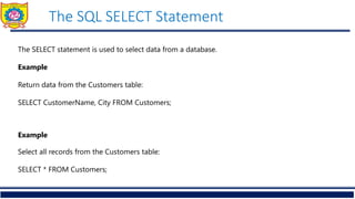 Basic SQL commands and explanation .pptx