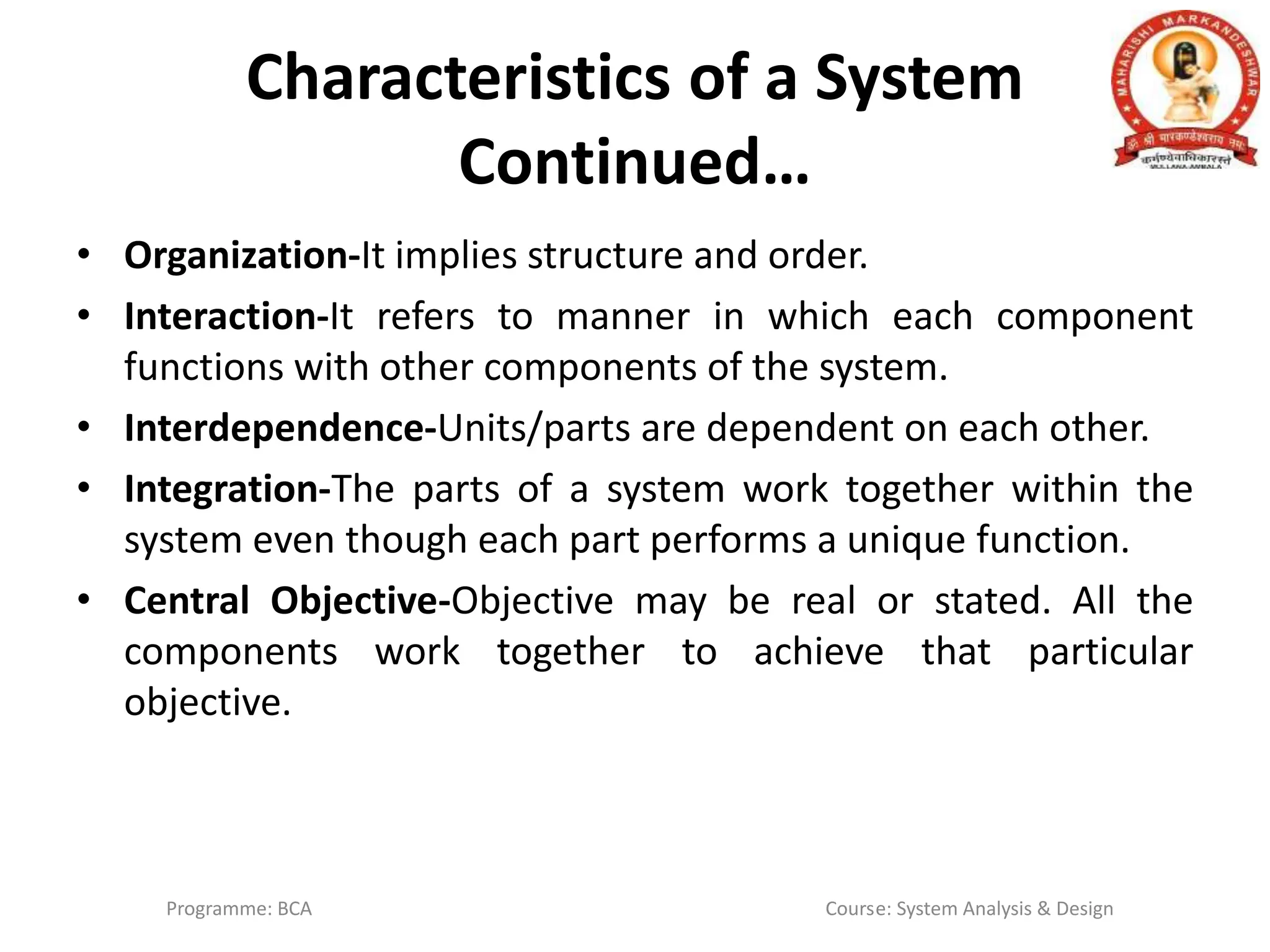 Introduction To Concept Of System Pptx