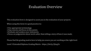 L3 cmpt y2 evaluation template | PPT