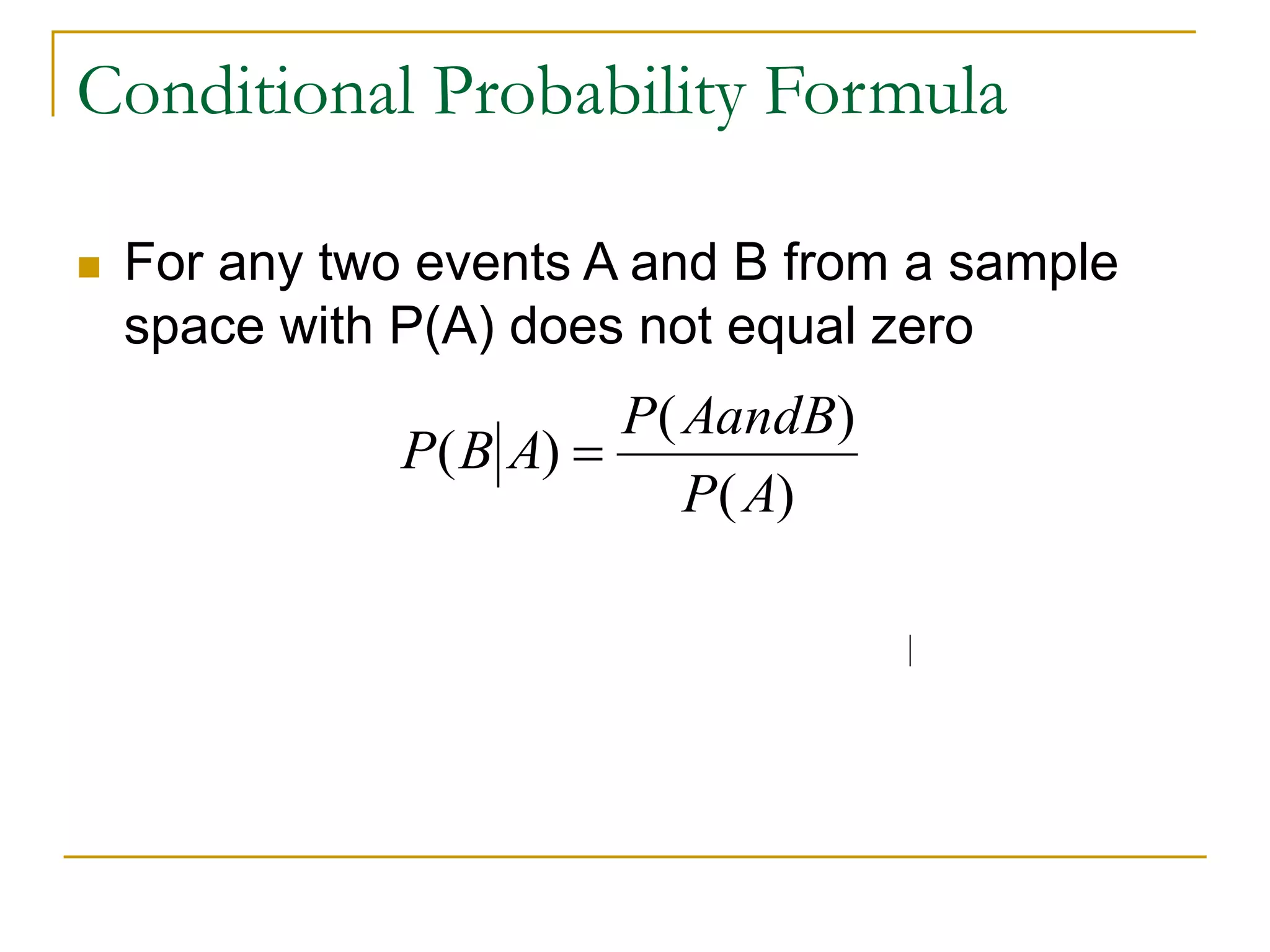 L3 conditional probability | PPTX