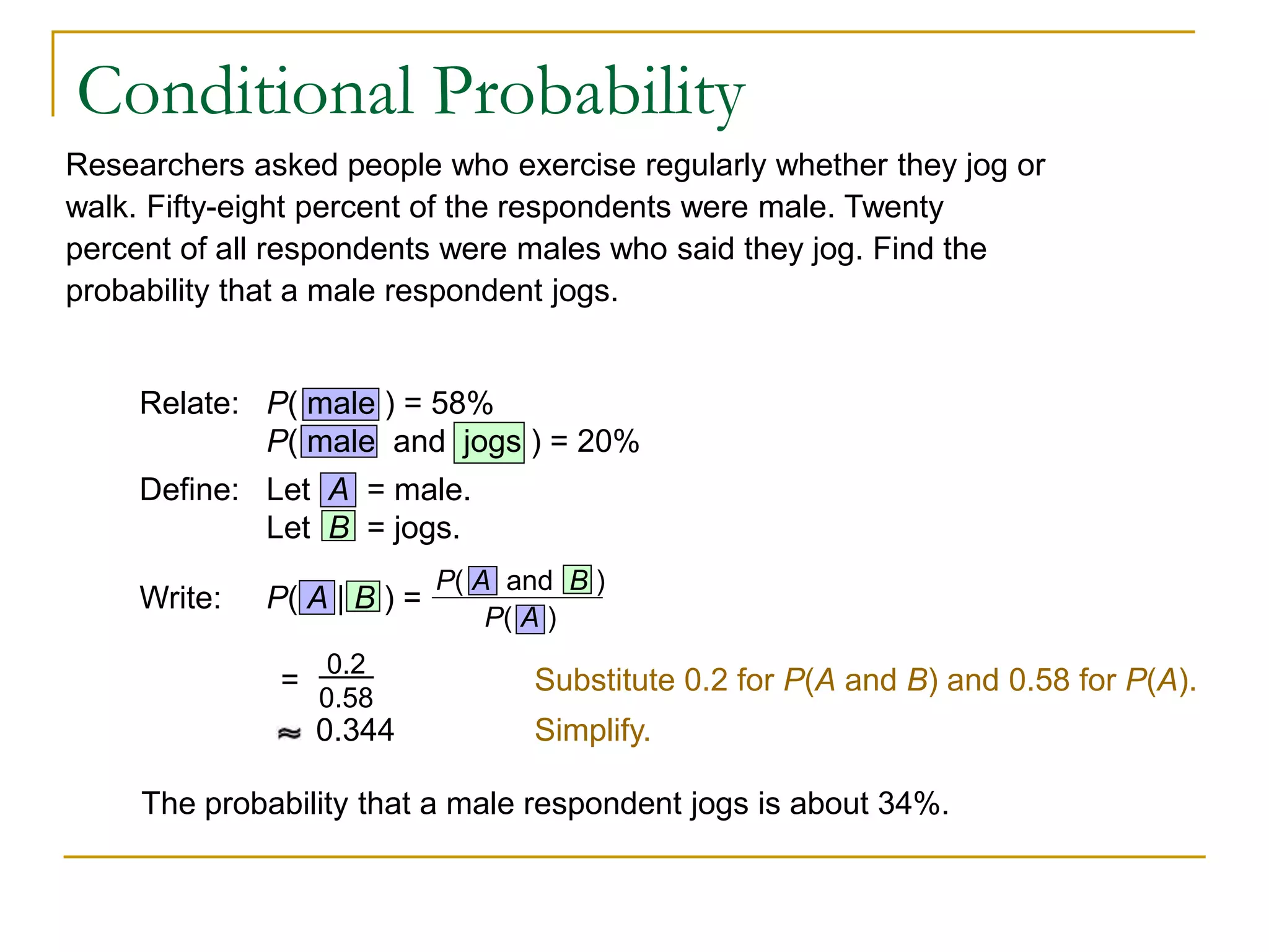 L3 conditional probability | PPTX