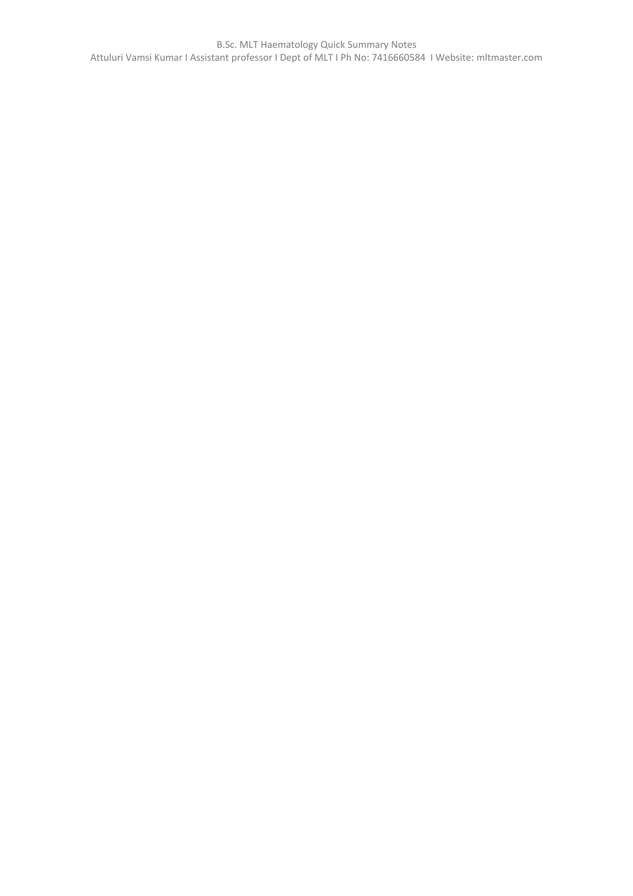 Notes Of Shape And Size Of Rbcs Structure Of Rbcs Life Cycle Of Rbcs Function Of Rbcs