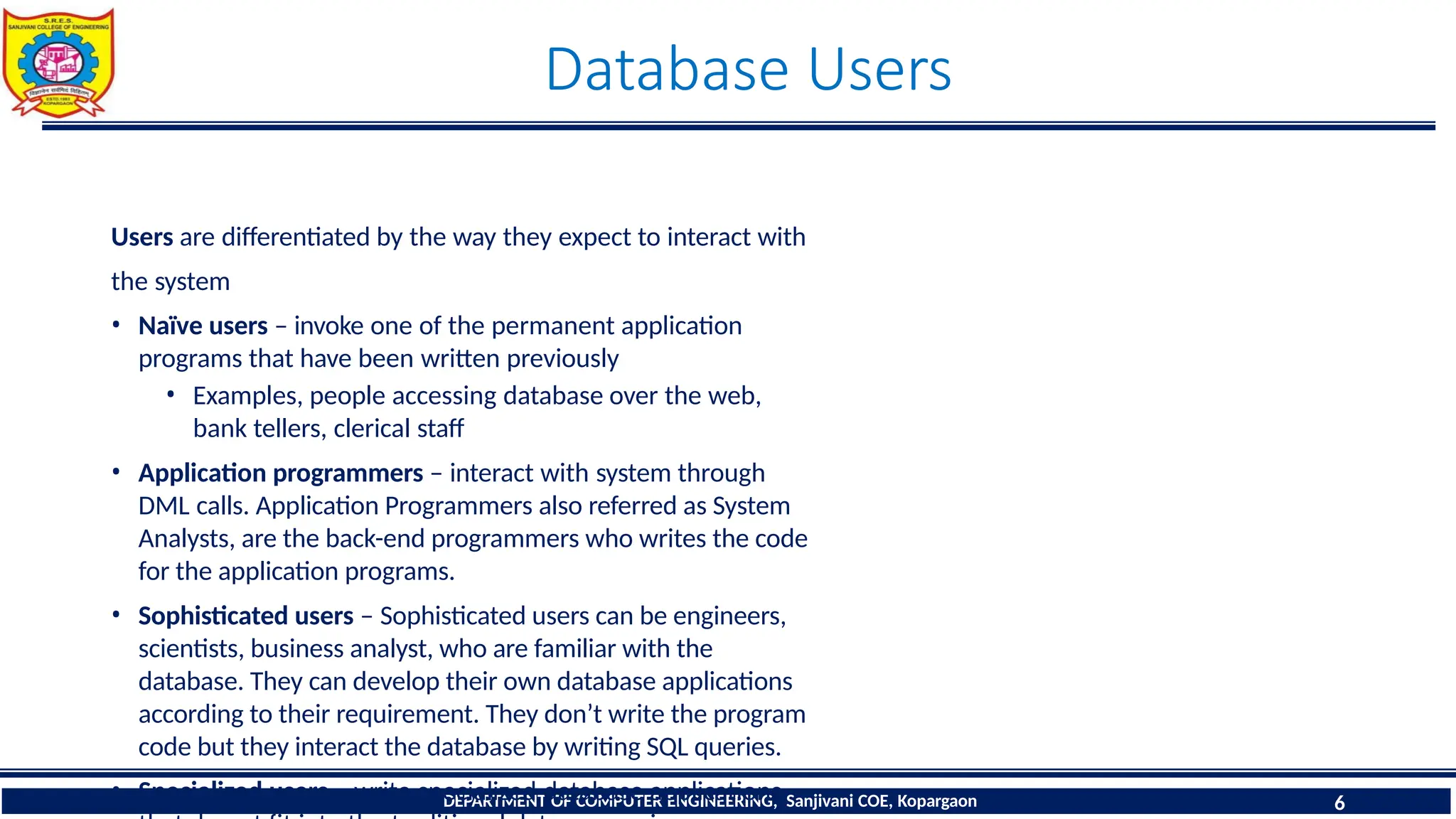 DBMS Languages in Database Management System | PPT