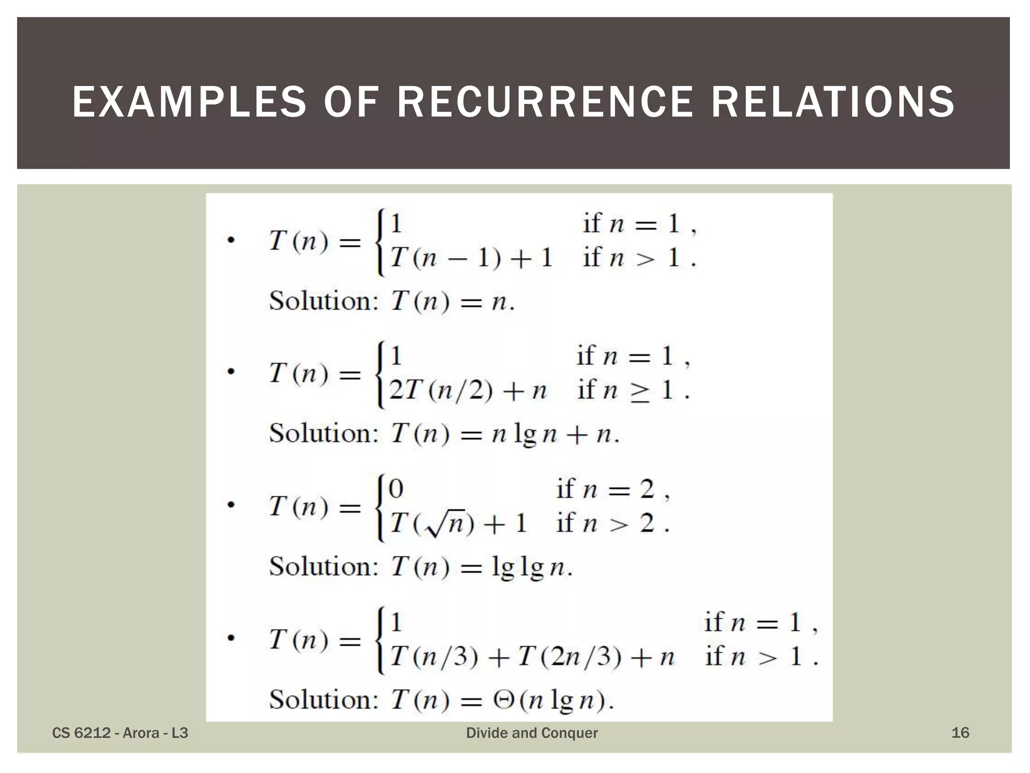 Divide And Conquer Part 1 Pptx Programming Languages Computing