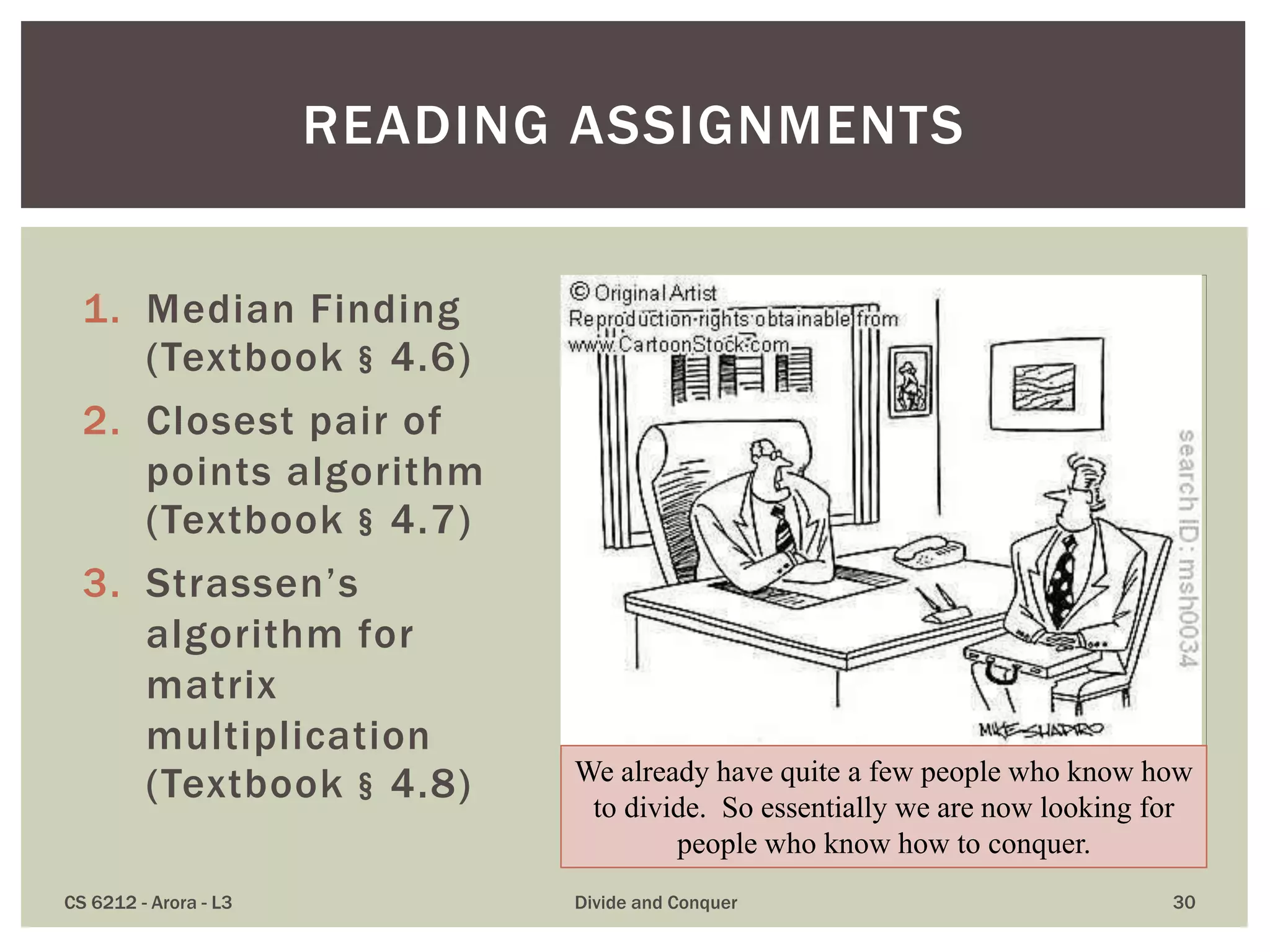 Divide And Conquer Part 1 Pptx Programming Languages Computing