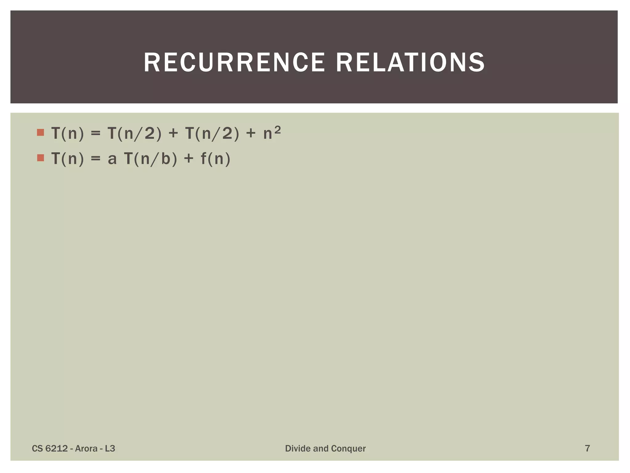 Divide And Conquer Part 1 Pptx Programming Languages Computing