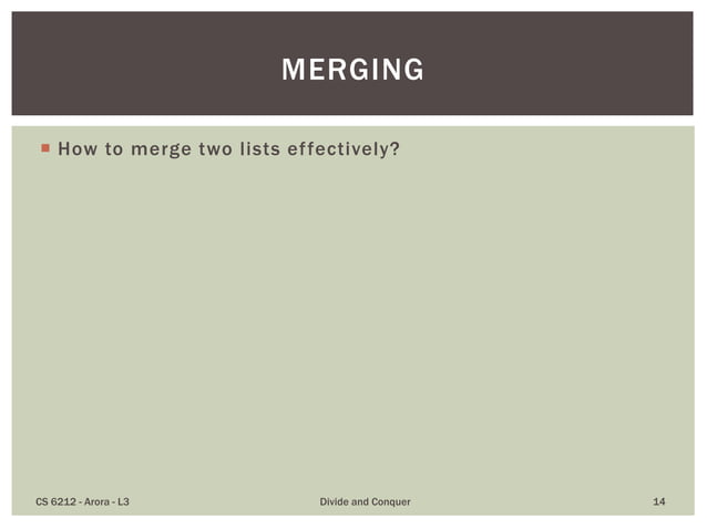 Divide and Conquer - Part 1 | PPTX | Programming Languages | Computing