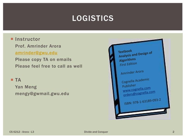 Divide and Conquer - Part 1 | PPTX | Programming Languages | Computing