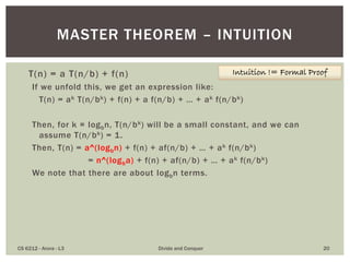 Divide and Conquer - Part 1 | PPTX