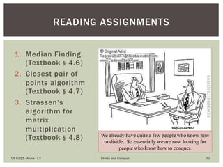 Divide and Conquer - Part 1 | PPTX