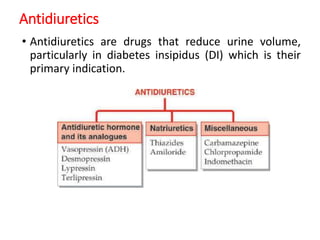 Drugs Used in Renal Alteration | PPT