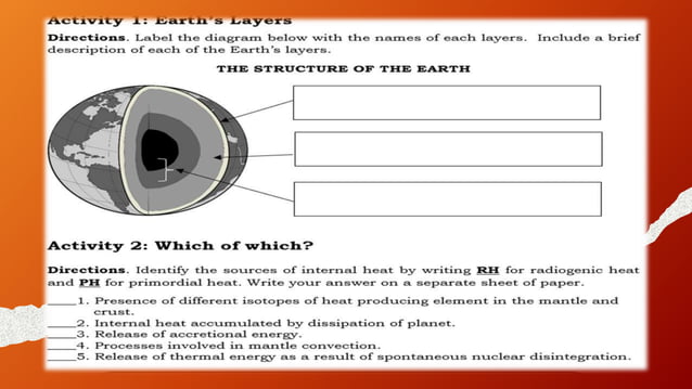 L3 EARTH'S INTERNAL HEAT.pptx | Geology | Science