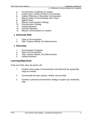Effective Communication for Leaders (script) | DOCX