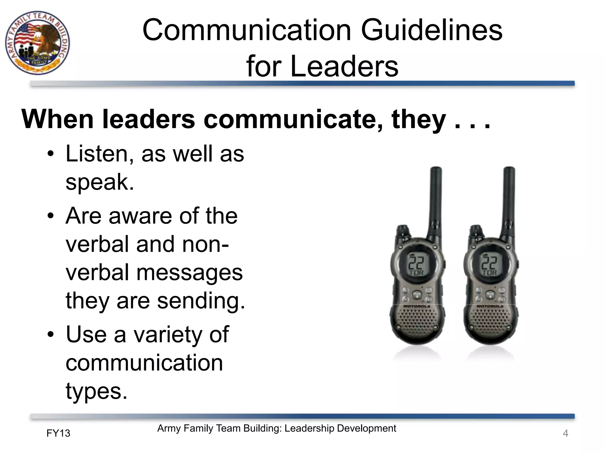 Effective Communication for Leaders | PPTX