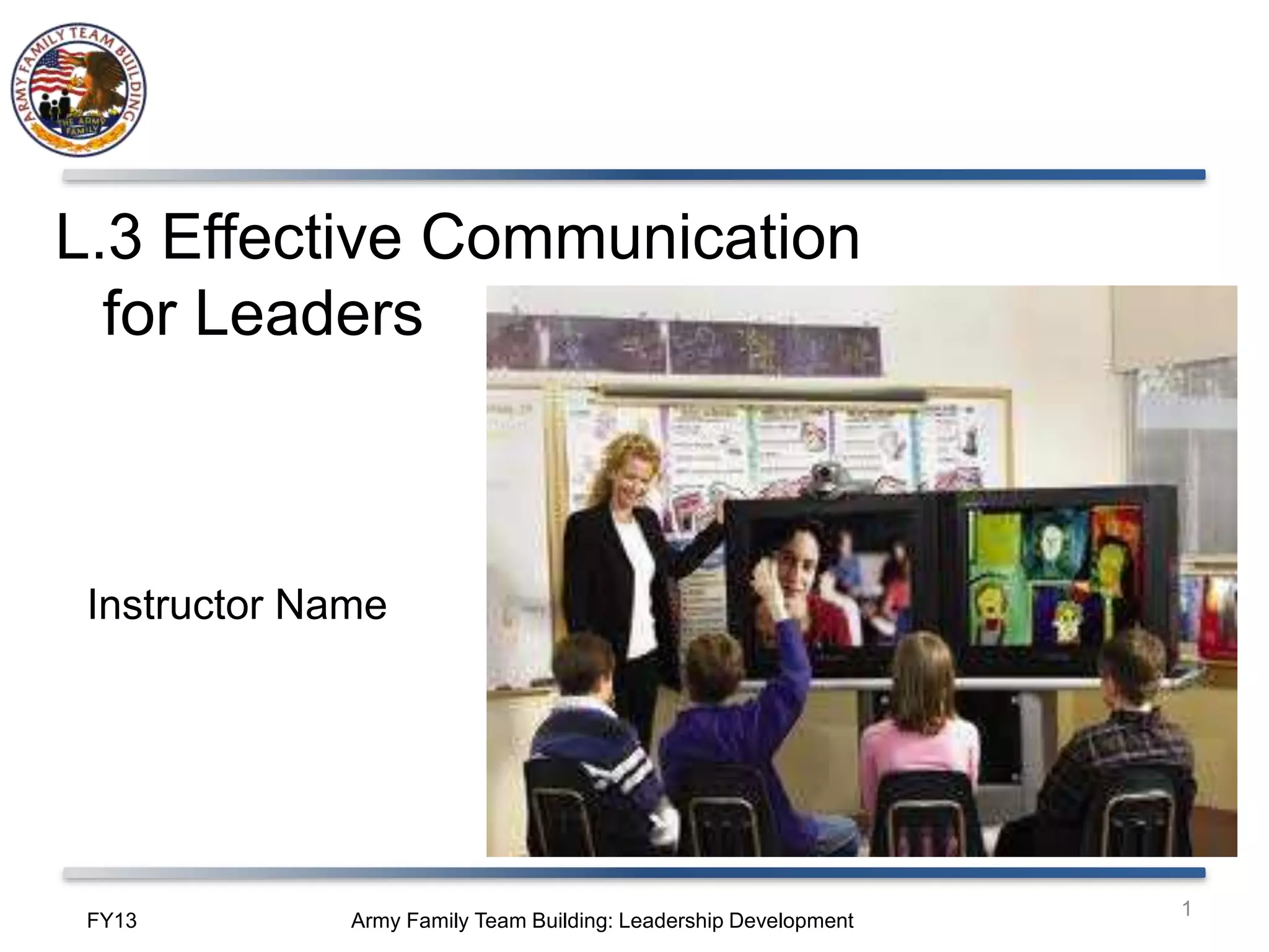 Effective Communication for Leaders | PPT