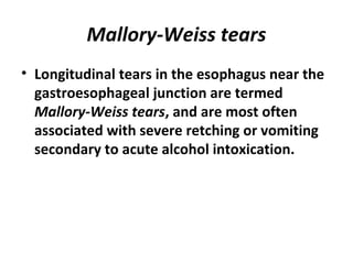 Mallory Weiss Tear Alcohol – Diagnosis and management of Mallory Weiss ...