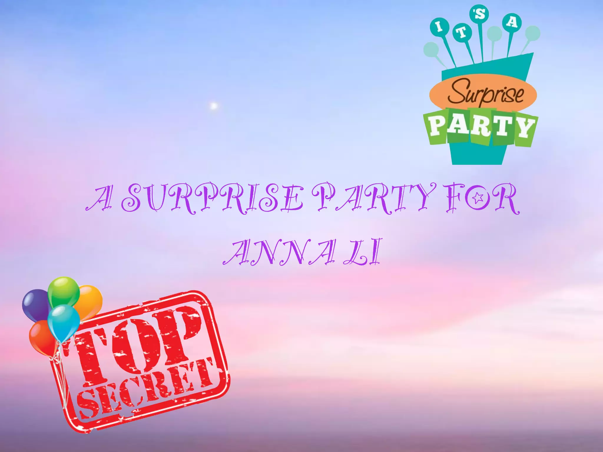 surprise party | PDF