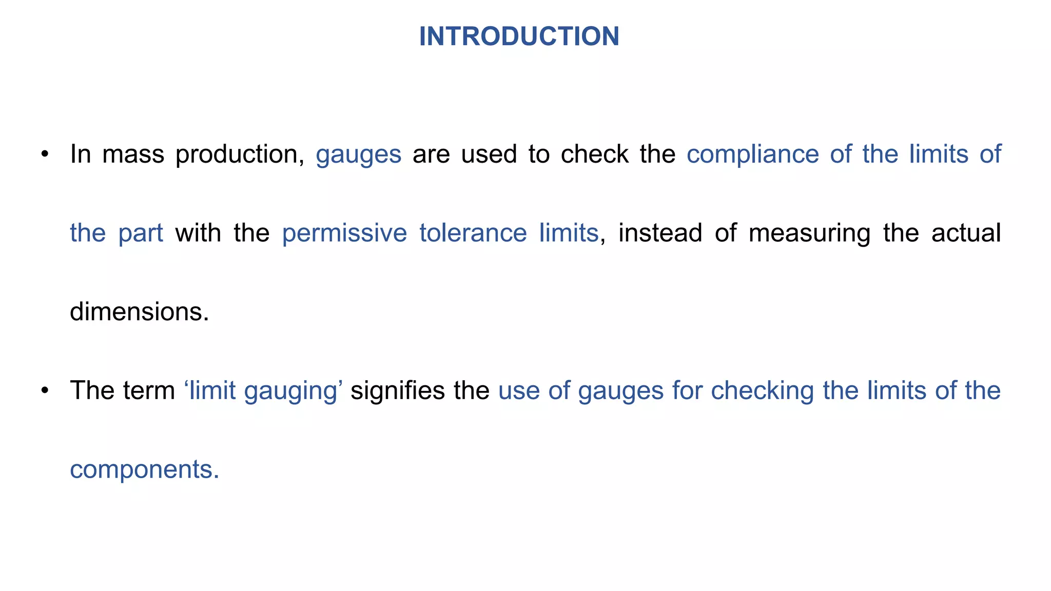 Limit Gauges | PPTX